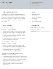 Professional Caregiver Resume Example Tips MyPerfectResume Professional Caregiver Resume Example Tips MyPerfectResume