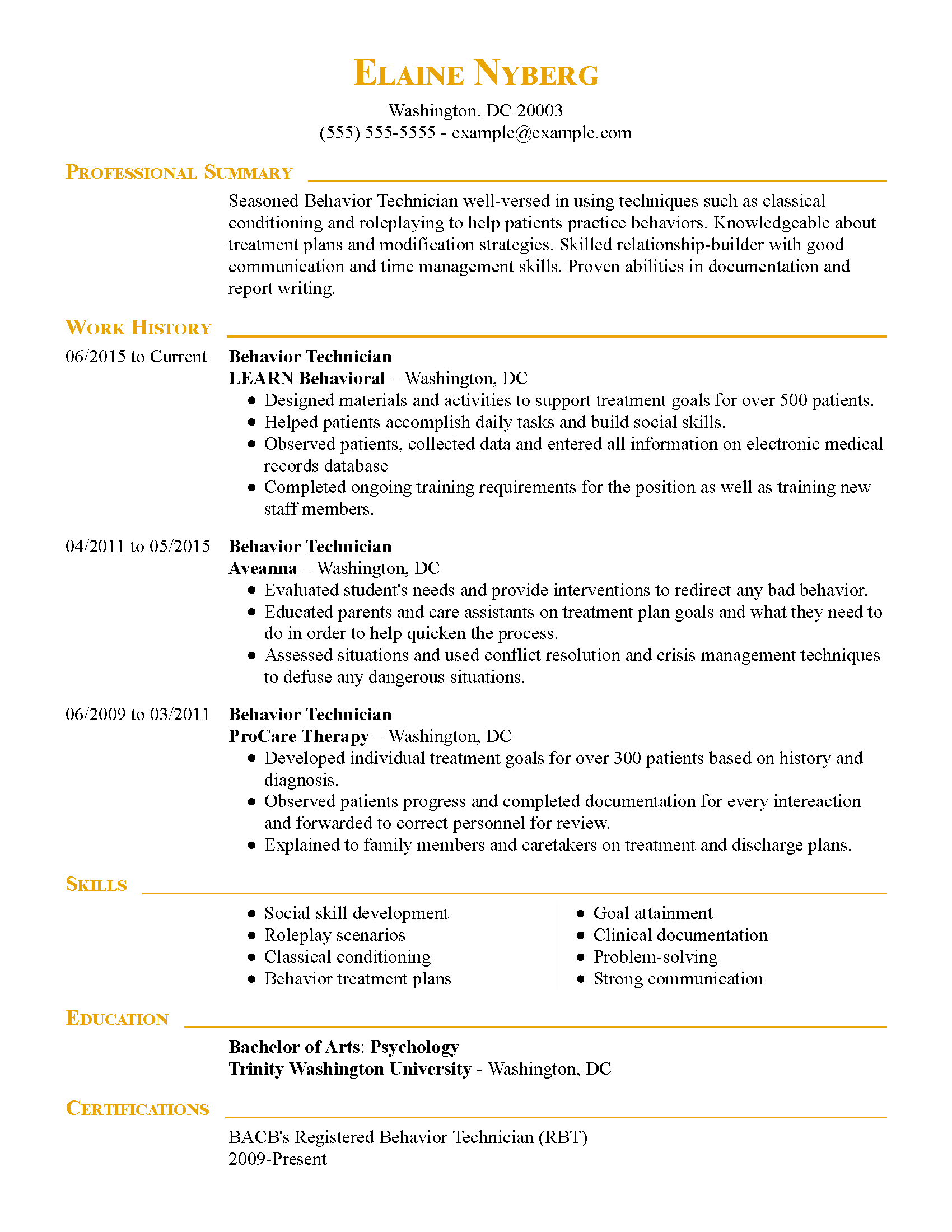 2021 Social Services Resume Examples | MyPerfectResume