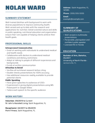 Dietitian Resume Example Useful Tips MyPerfectResume