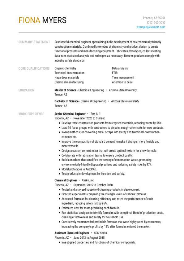 Engineering Resume Examples + Expert Tips for Your Resume