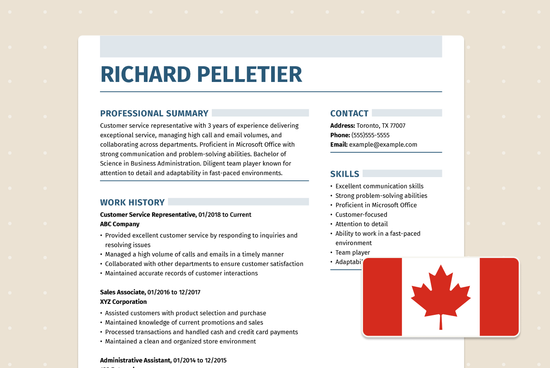 How to Write a Canadian Resume (Format & Examples)