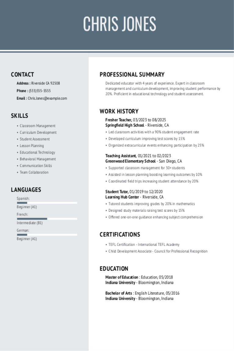 Driving Resume Examples & Templates (2025)