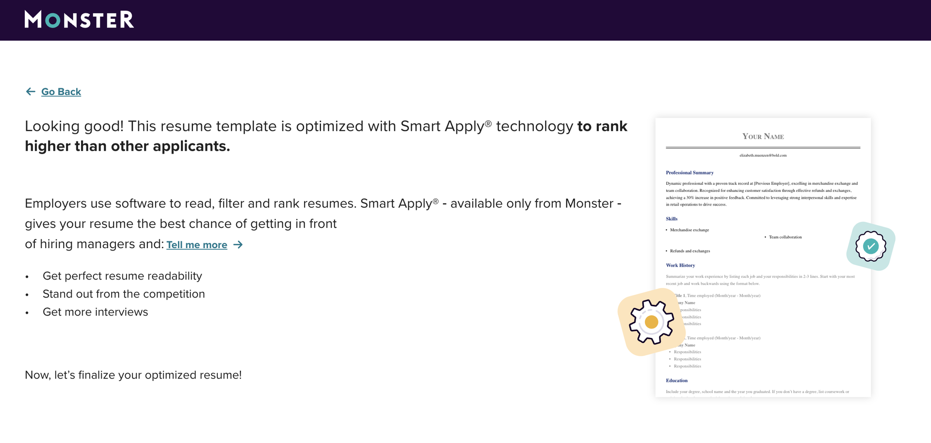 Monster Resume Builder Review: Features, Pros, & Cons