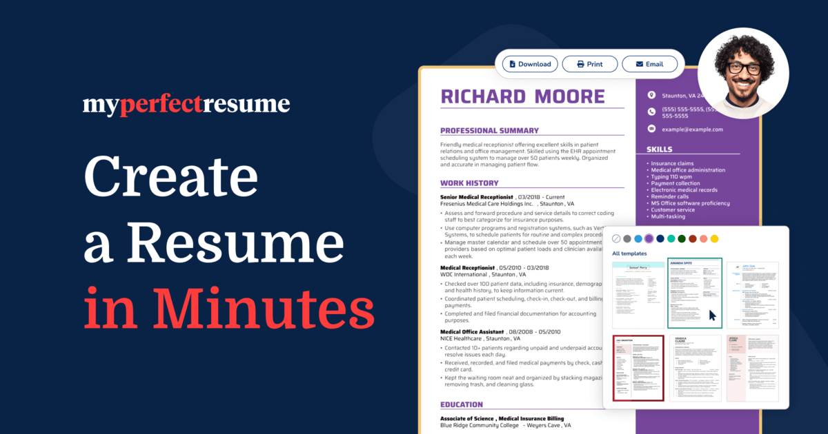 Free AI Resume Builder - Create With MyPerfectResume®