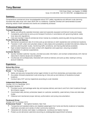 School Bus Driver Resume Example MyPerfectResume
